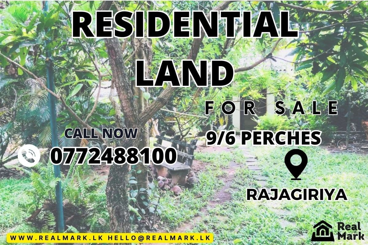 RESIDENTIAL LAND FOR SALE IN RAJAGIRIYA | Real Mark